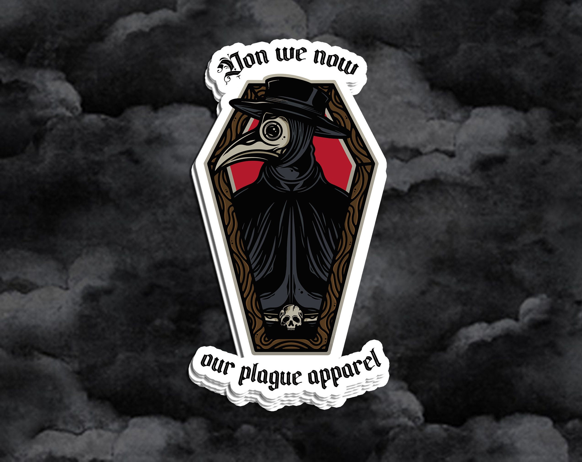 Plague Sticker Plague Dr. Sticker Plague Doctor Sticker | Etsy