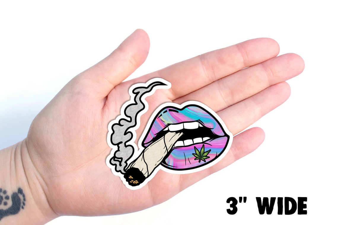Stoner Sticker Weed Sticker Marijuana Sticker Joint | Etsy