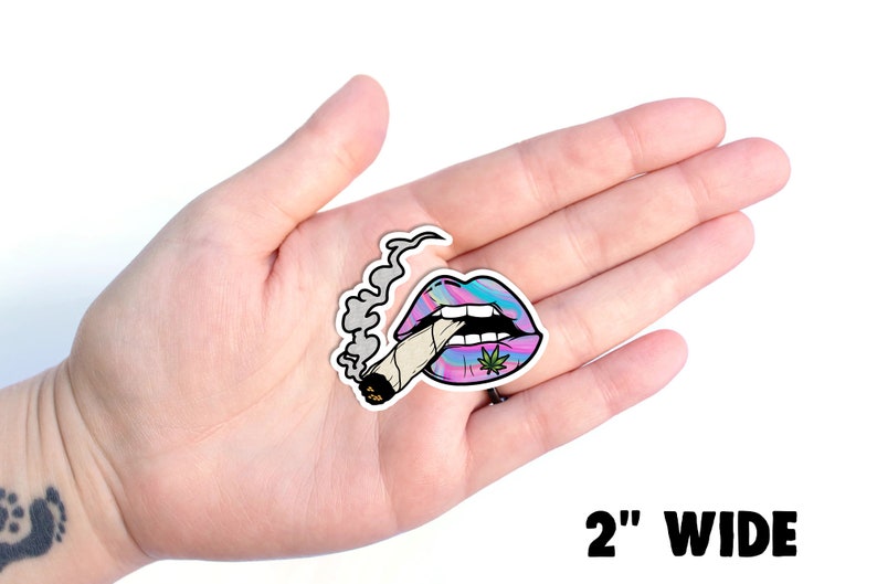 Stoner Sticker Weed Sticker Marijuana Sticker Joint | Etsy