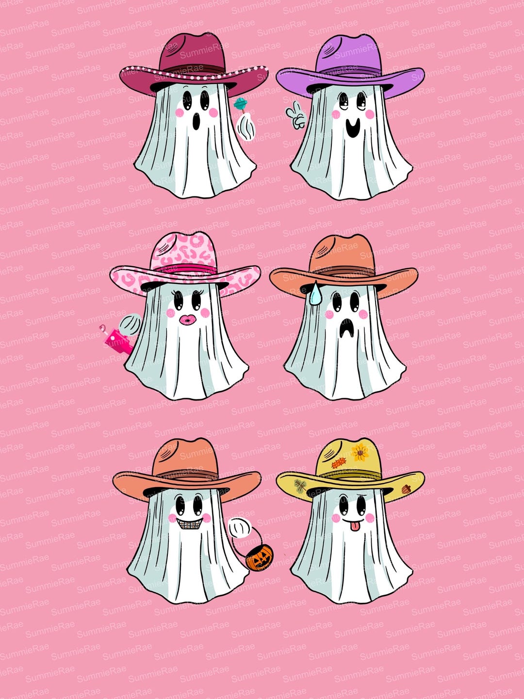 Cowboy Ghost Variety PNG - Etsy