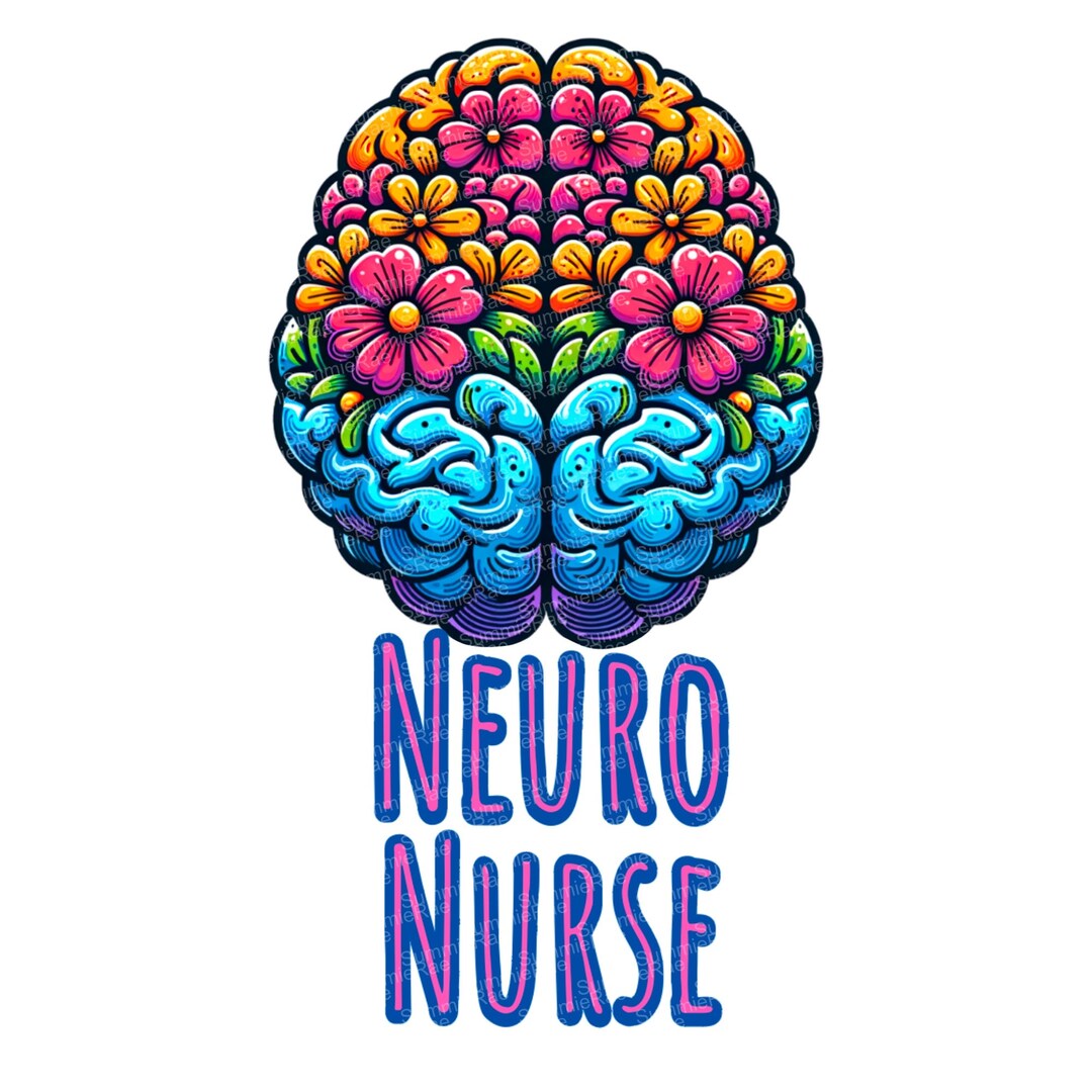 Neuro Nurse PNG - Etsy