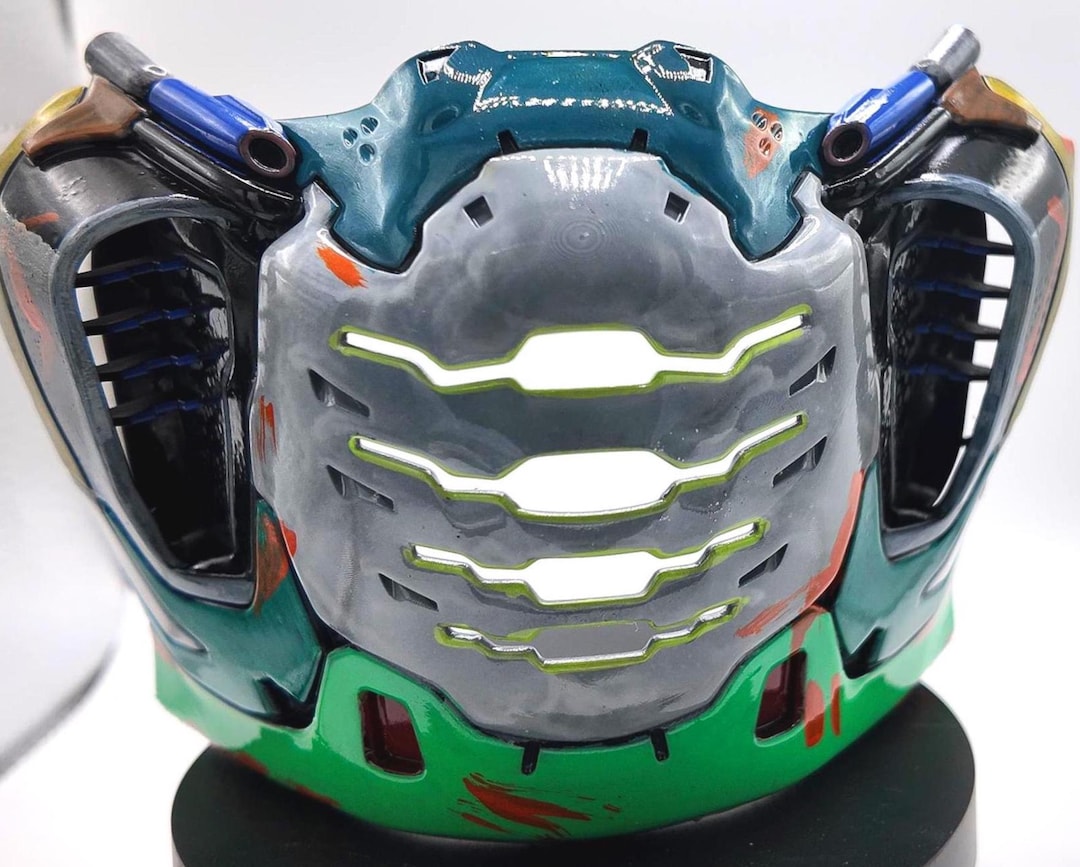 Doom Mask - Hand-painted - Sci-fi Cosplay - Prop Replica - Etsy