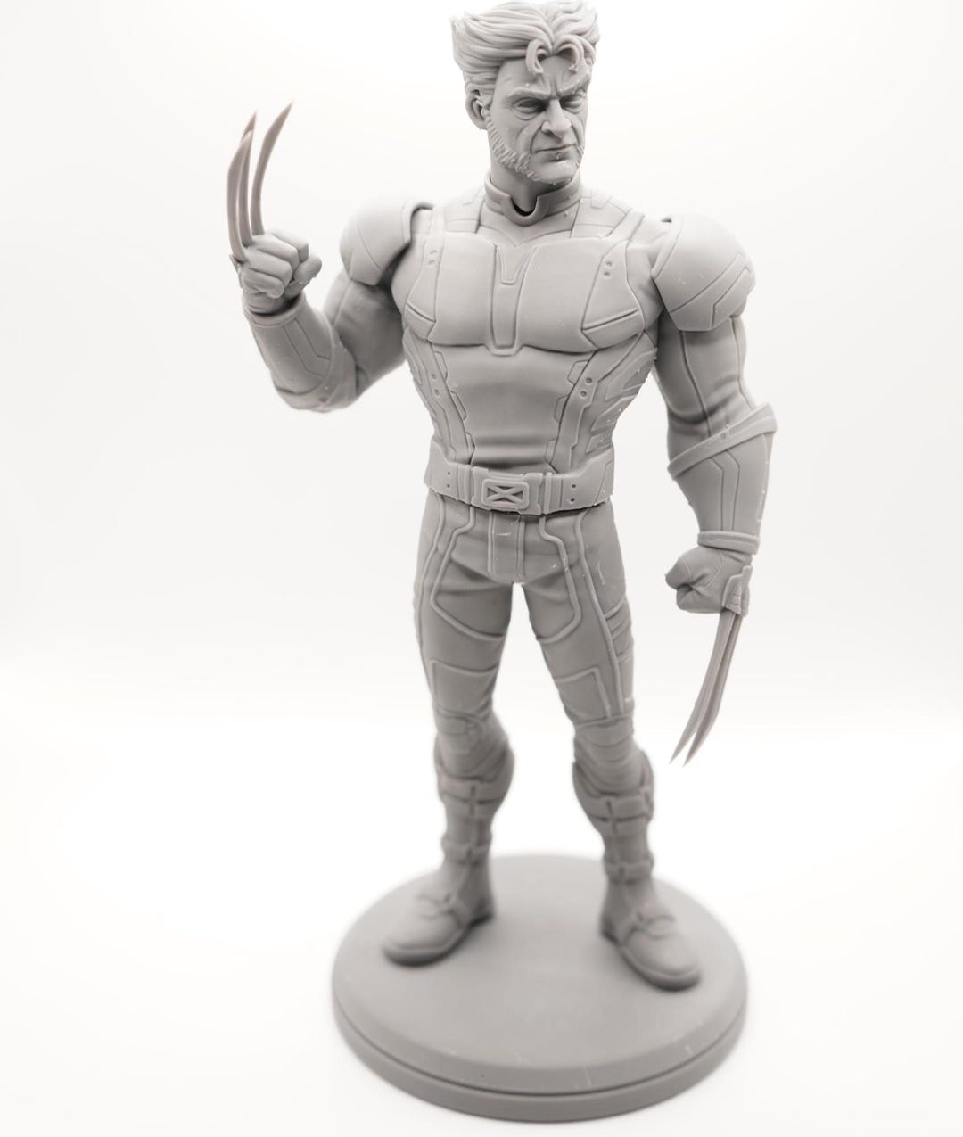 X-men Wolverine Logan 16k Resin Model - Adamantium Claws & Unmasked ...