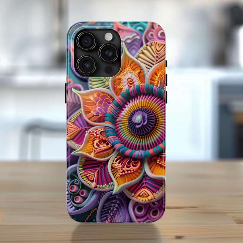 Artistic Quilling Pattern for iPhone 15 Case, iPhone 15 Pro Max Case ...
