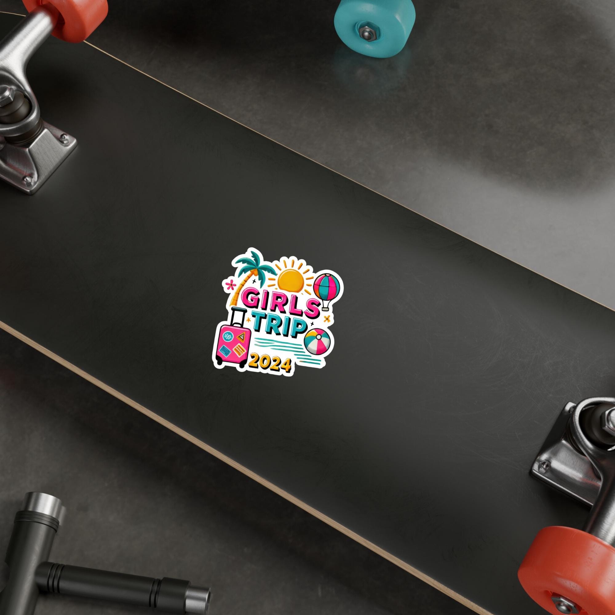 Girls Trip 2024 Sticker, Fun Vacation Decal, Travel Adventure Vinyl ...