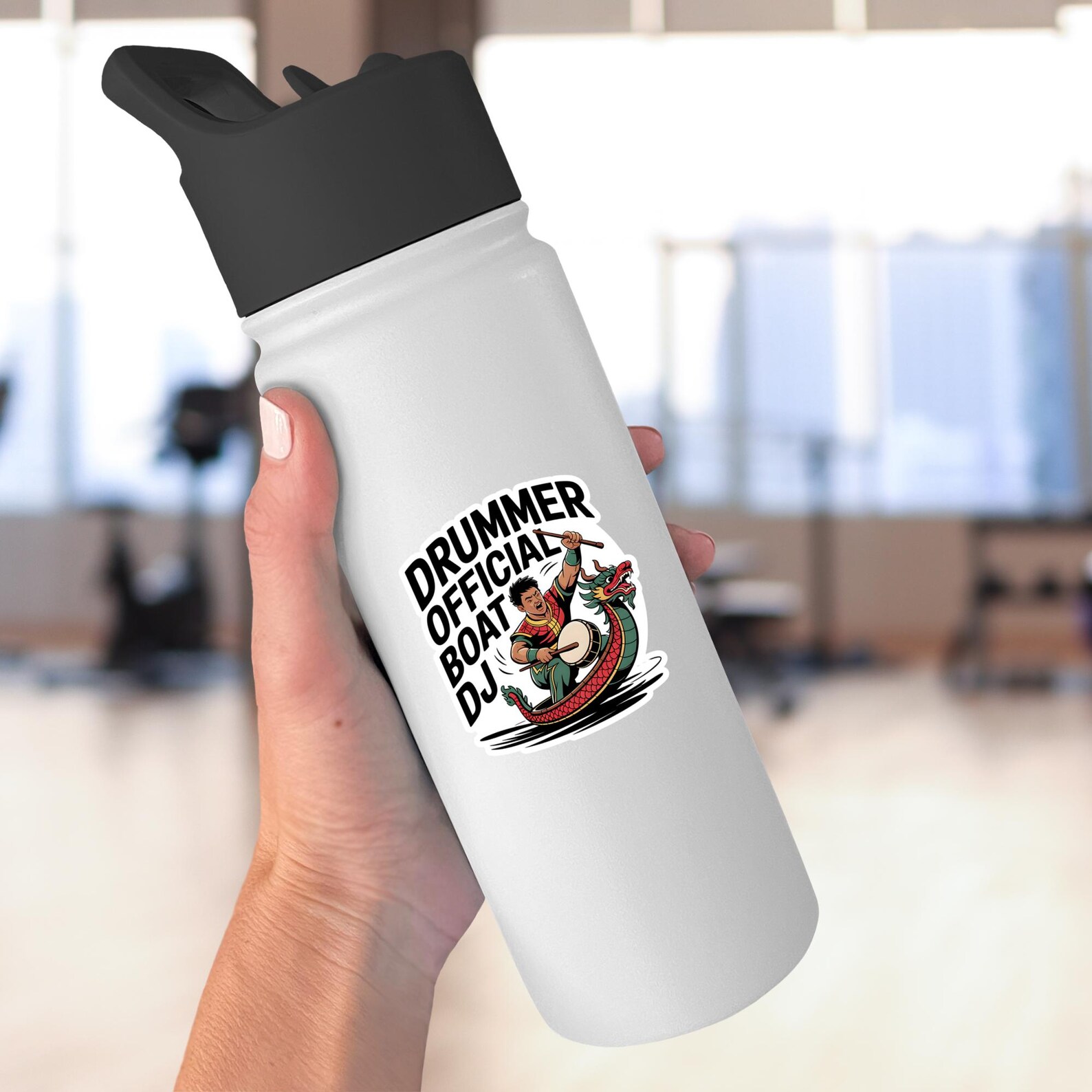 Dragon Boat Drummer Sticker: Official Boat DJ Glossy Vinyl Decal - Etsy
