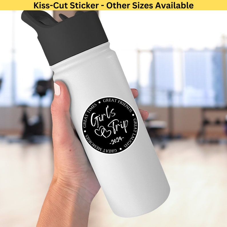 Memorable 2024 Girls Trip Collectible Kiss-cut Sticker, BFF Getaway ...