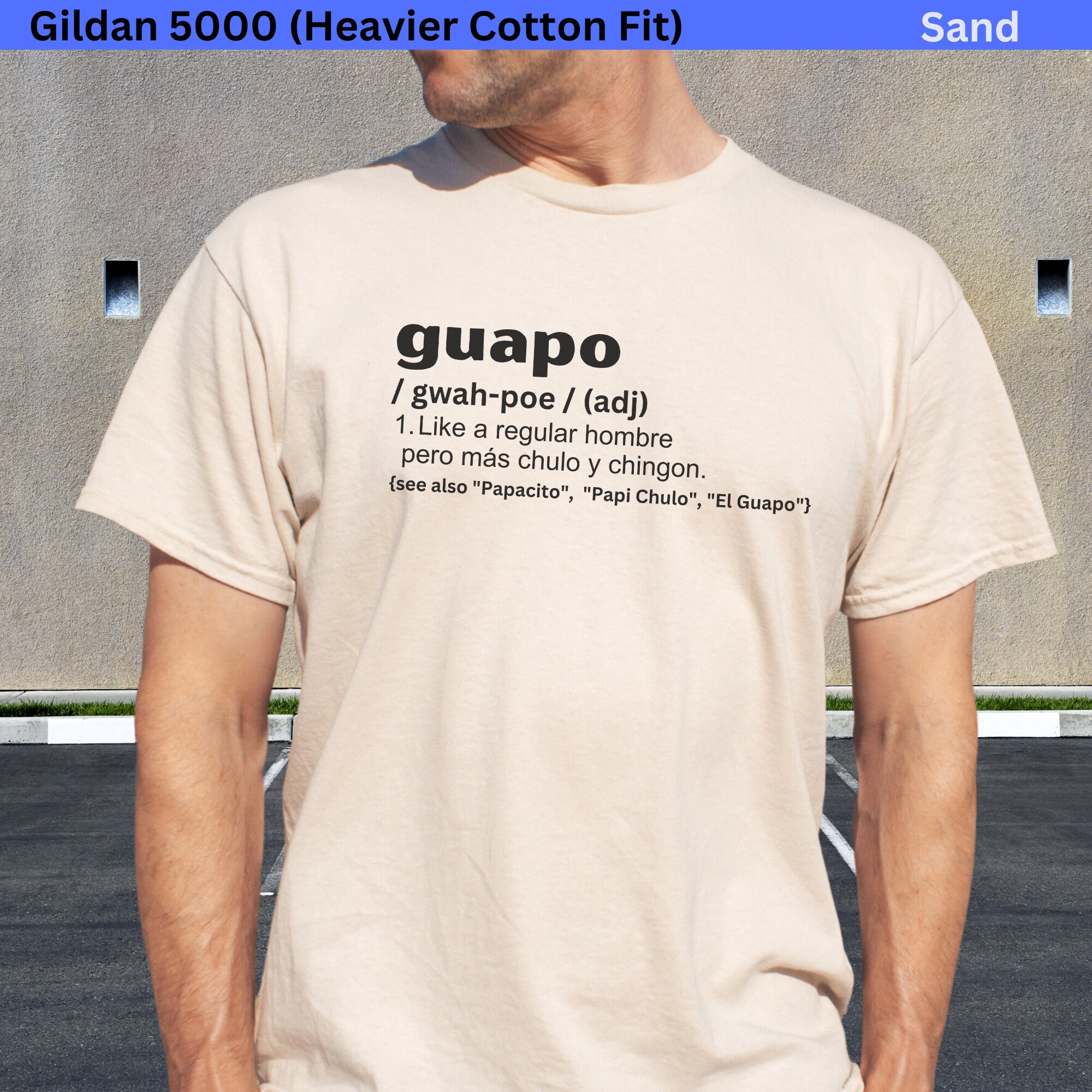 Guapo Definition T-shirt, Humorous and Stylish Tee for Men, Funny T ...