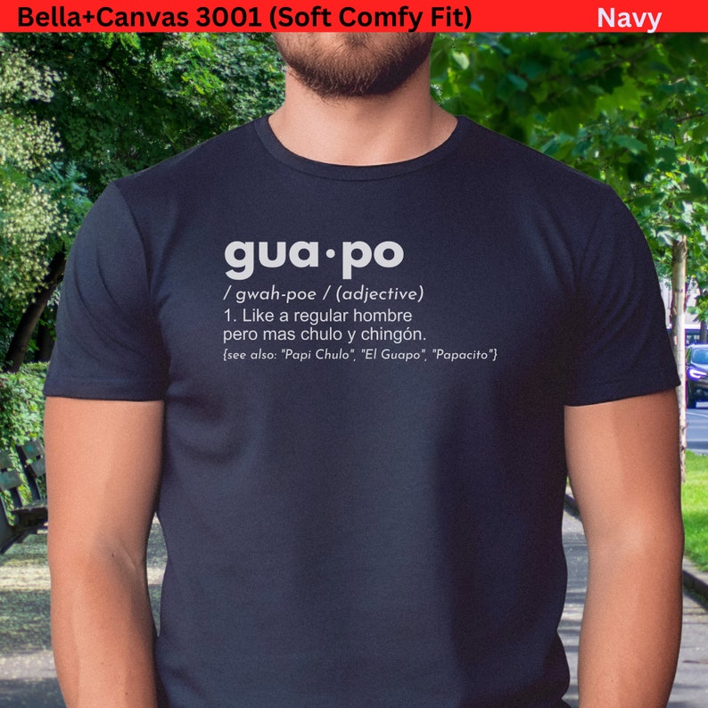 Guapo Definition Tee, Guapo T-shirt for Men Gift, Funny Tshirt for Men ...
