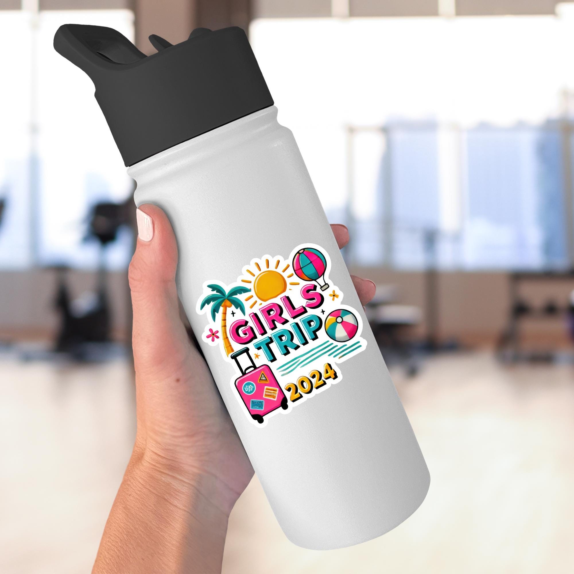 Girls Trip 2024 Sticker, Fun Vacation Decal, Travel Adventure Vinyl ...