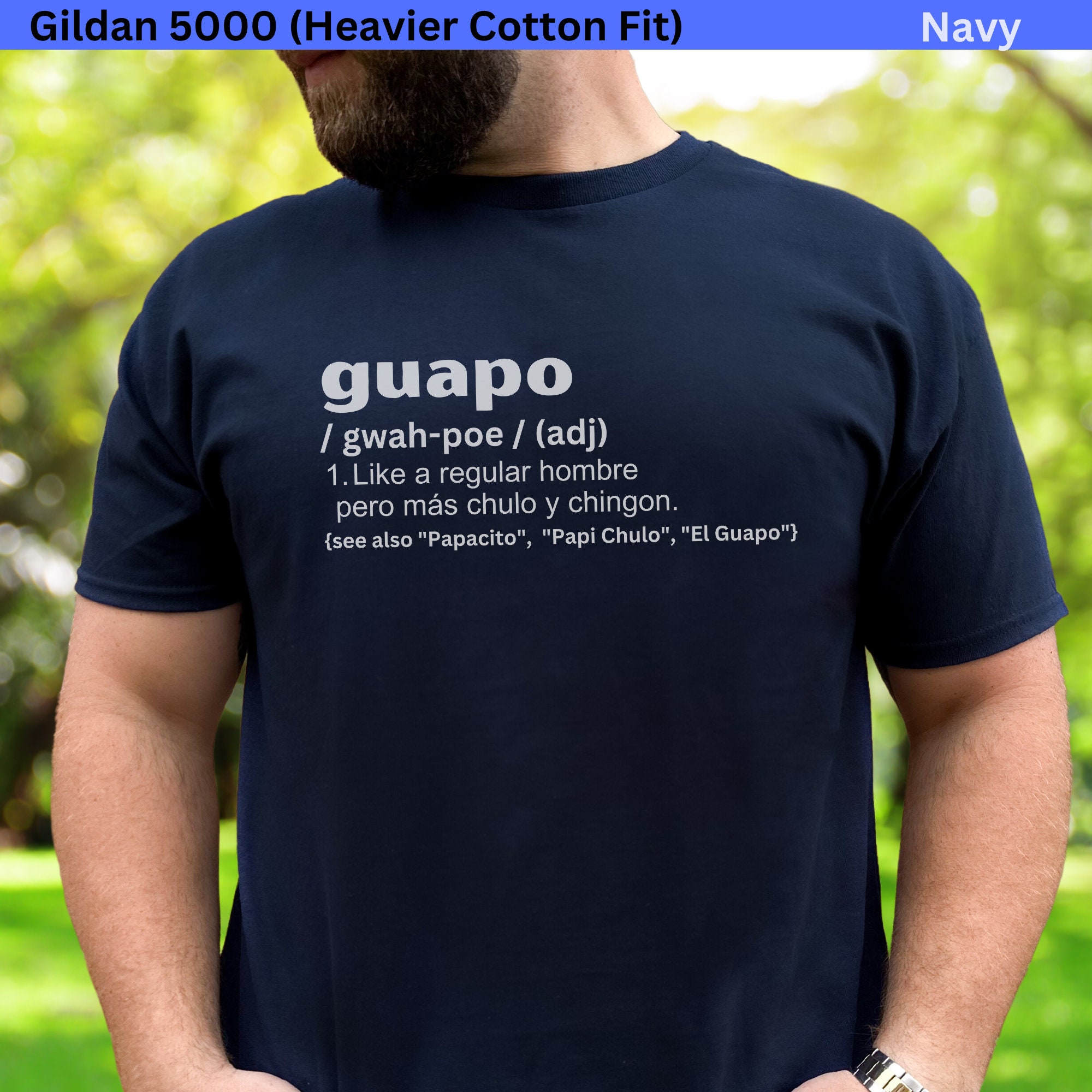Guapo Definition T-shirt, Humorous and Stylish Tee for Men, Funny T ...