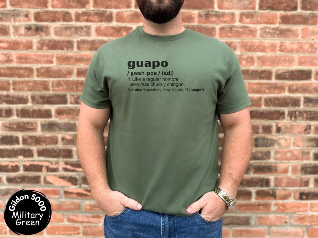 Guapo Definition T-shirt Humorous and Stylish Tee for Men - Etsy