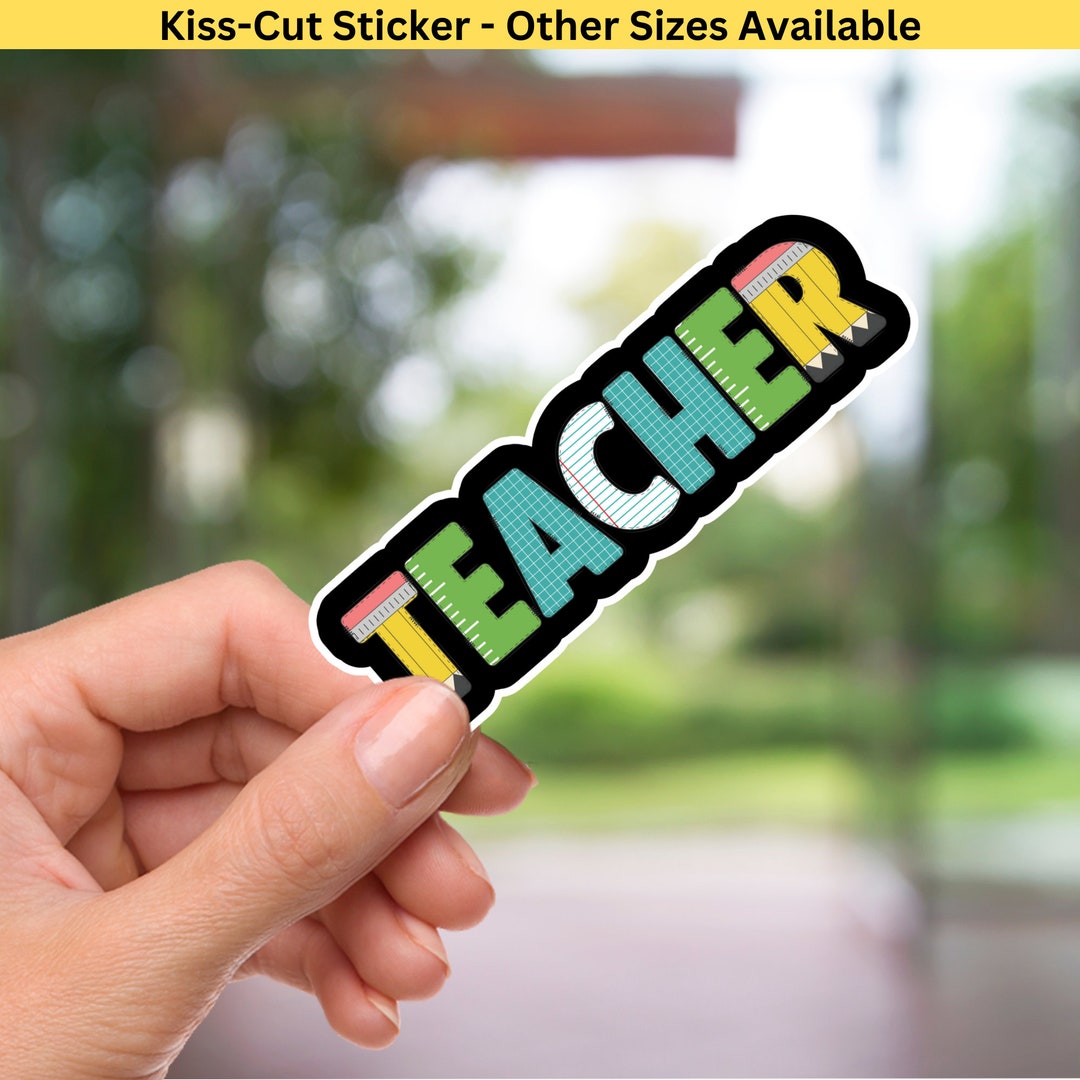 School Spirit Sticker, Celebrate Your Favorite Teacher, Grateful for ...