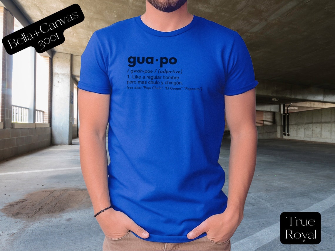 Guapo Definition Guapo Tee for Men Gift Funny T-shirt for - Etsy