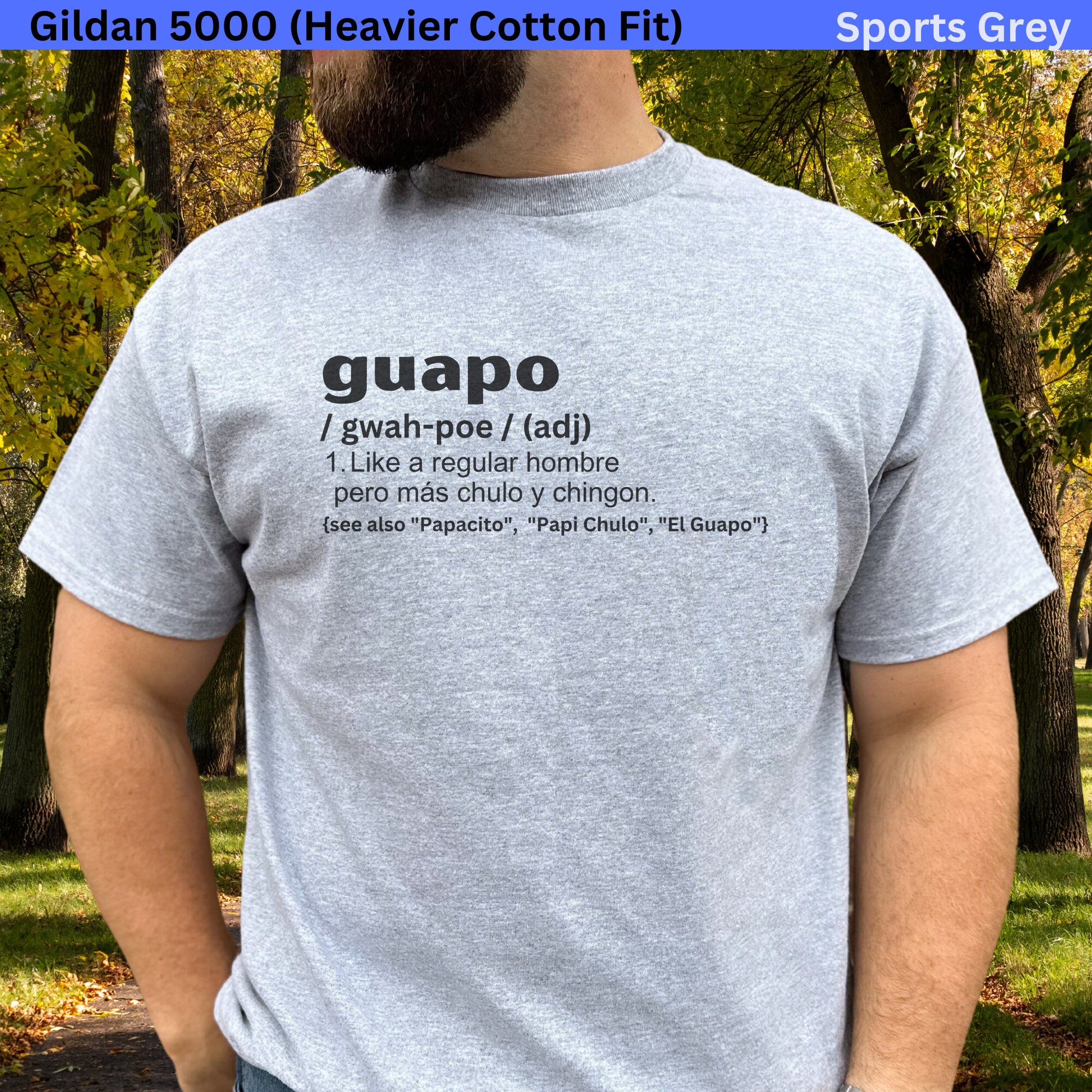 Guapo Definition T-shirt, Humorous and Stylish Tee for Men, Funny T ...