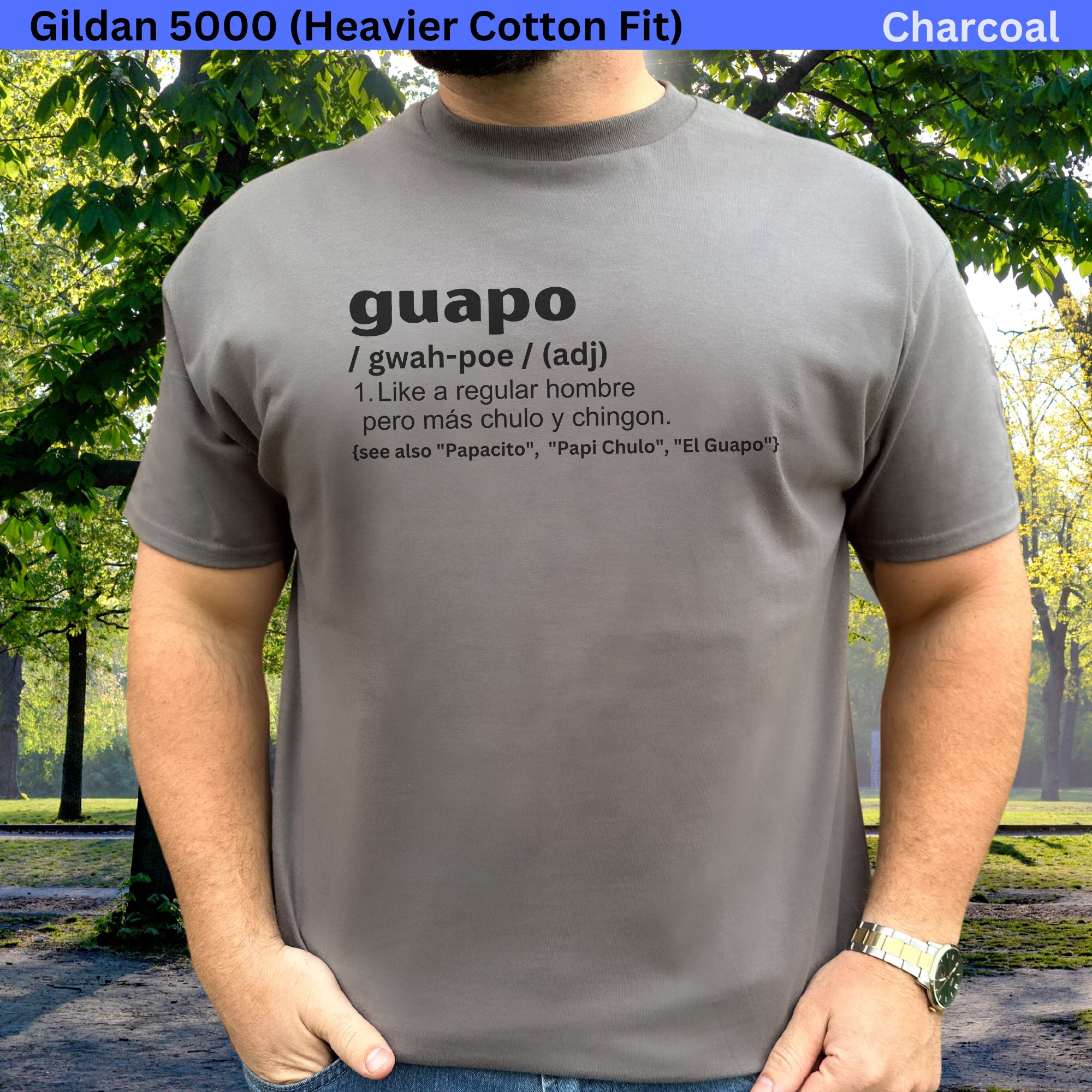 Guapo Definition T-shirt, Humorous and Stylish Tee for Men, Funny T ...