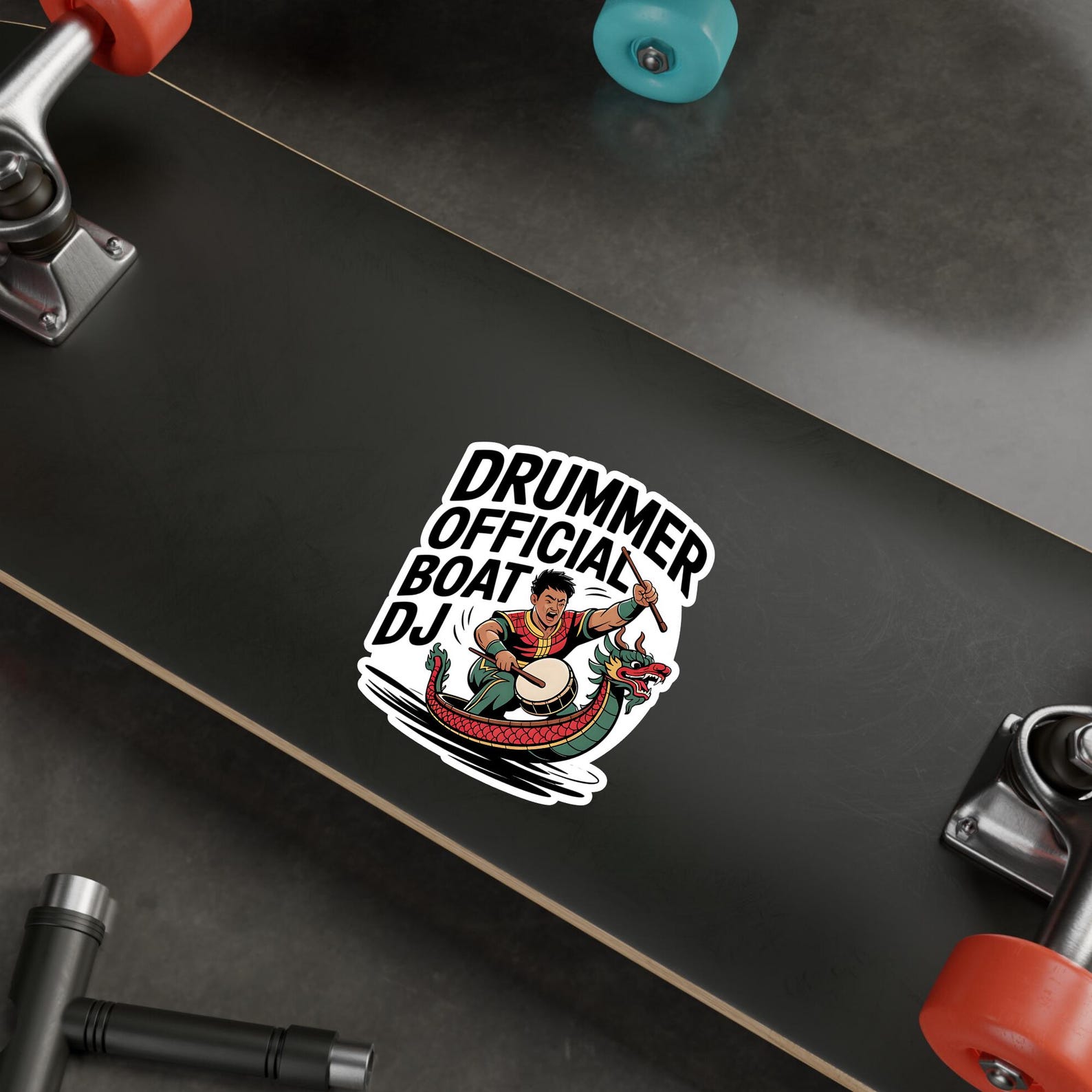Dragon Boat Drummer Sticker: Official Boat DJ Glossy Vinyl Decal - Etsy