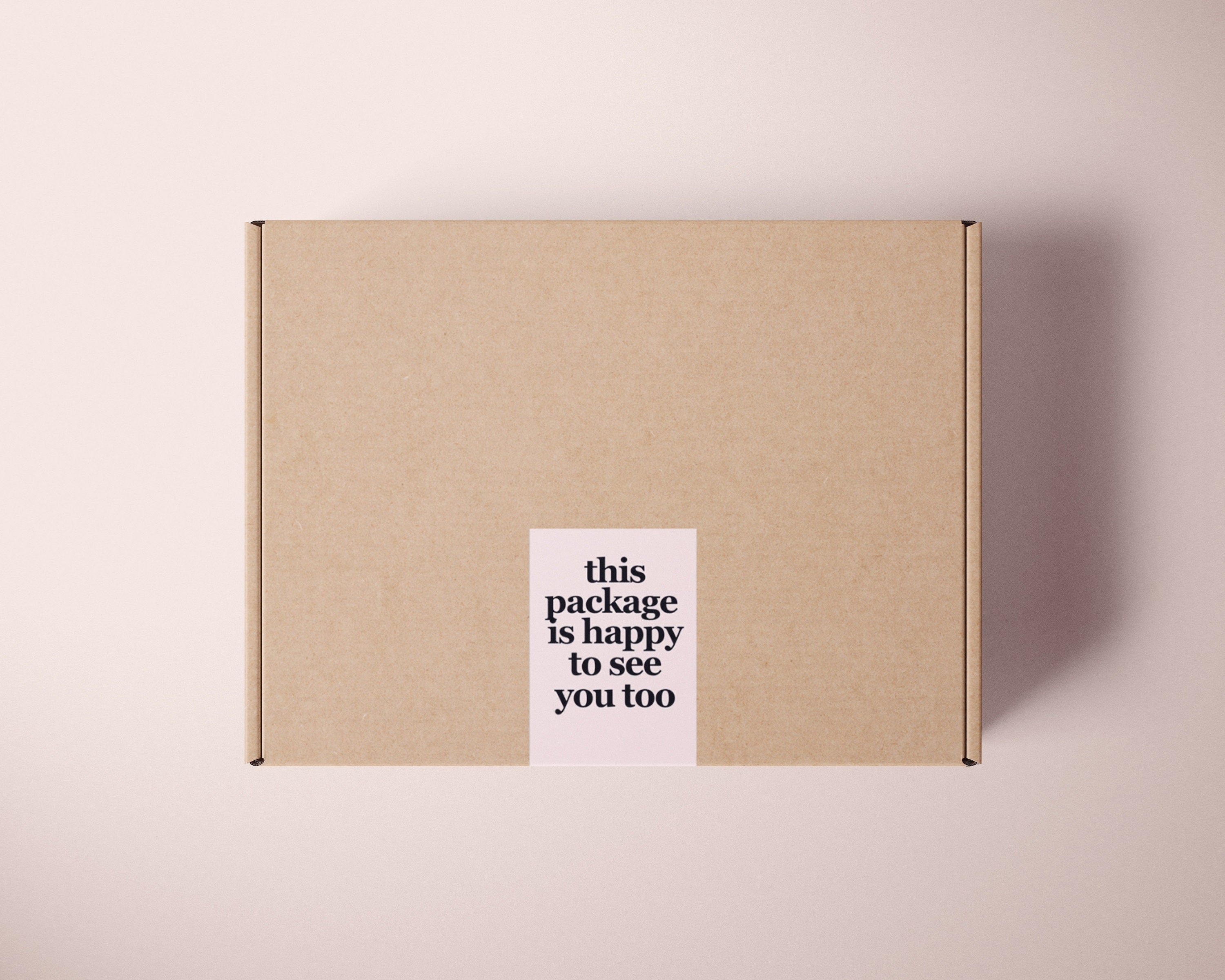 Happy Mail Custom Website Address Stickers Personalized Business ...