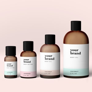 Editable Body Product Labels Body Care Labels DIY Editable - Etsy Canada