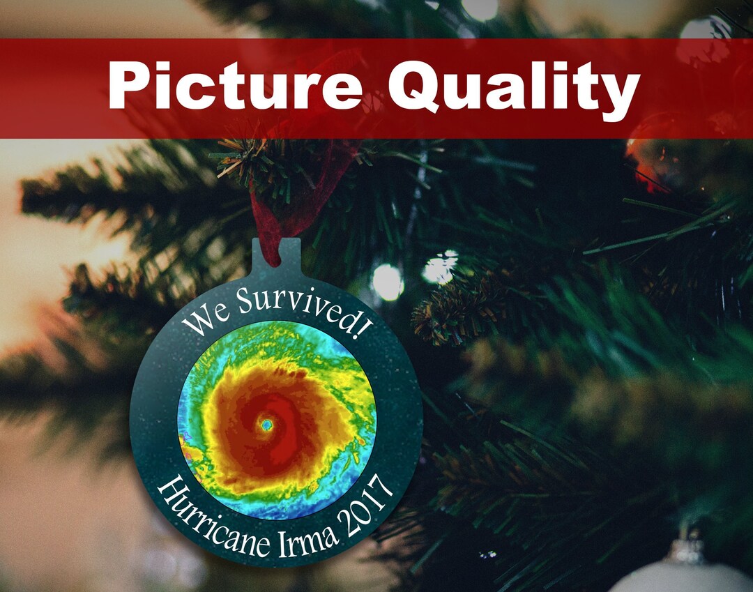 Hurricane Irma Ornament: Commemorative Gift, Personalized Ornament - Etsy