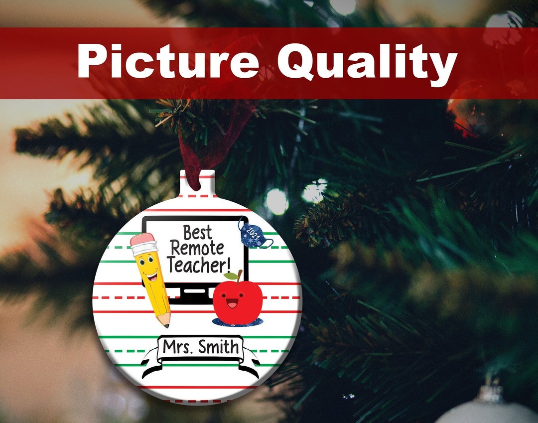 Remote Teacher Gift Remote Teacher Best Teacher Gift Covid - Etsy