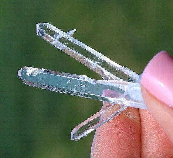 Clear Optical Needle Quartz Natural Optical Quartz Crystal Etsy UK clear-optical-needle-quartz-natural-optical-quartz-crystal-etsy-uk