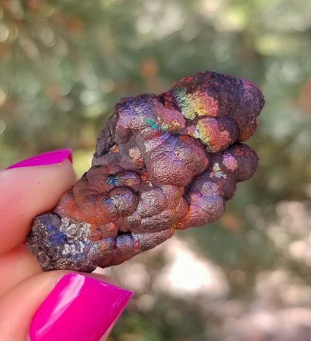 Rainbow Goethite With Metallic Colors From Tharsis Spain, Leklai Stone ...