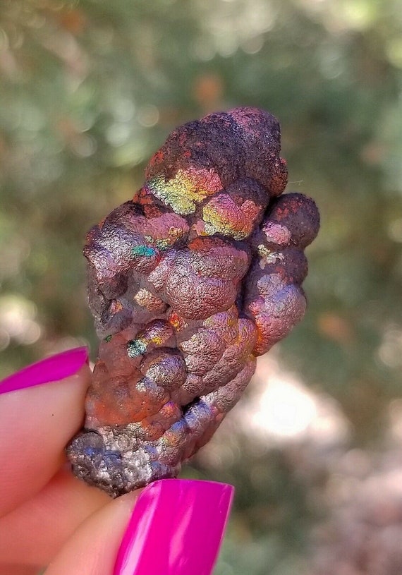 Rainbow Goethite With Metallic Colors From Tharsis Spain - Etsy