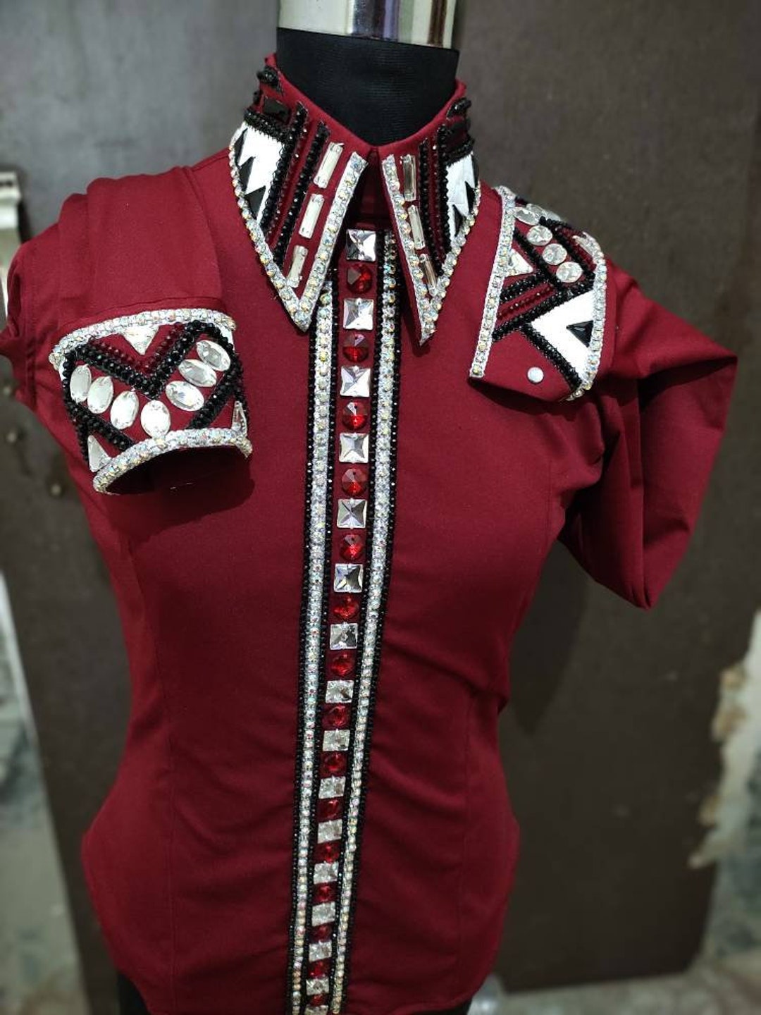 Western Custom Rodeo Queen Horsemanship Show Shirt - Etsy