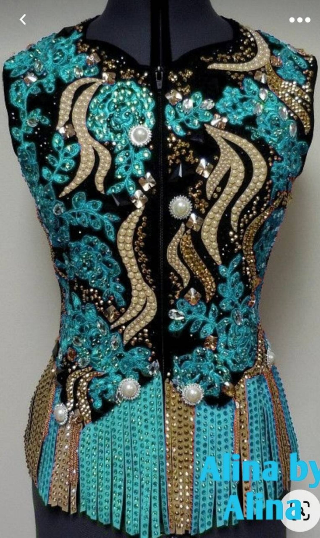 Western Custom Rodeo Showmanship Horsemanship Women Rail Vest - Etsy