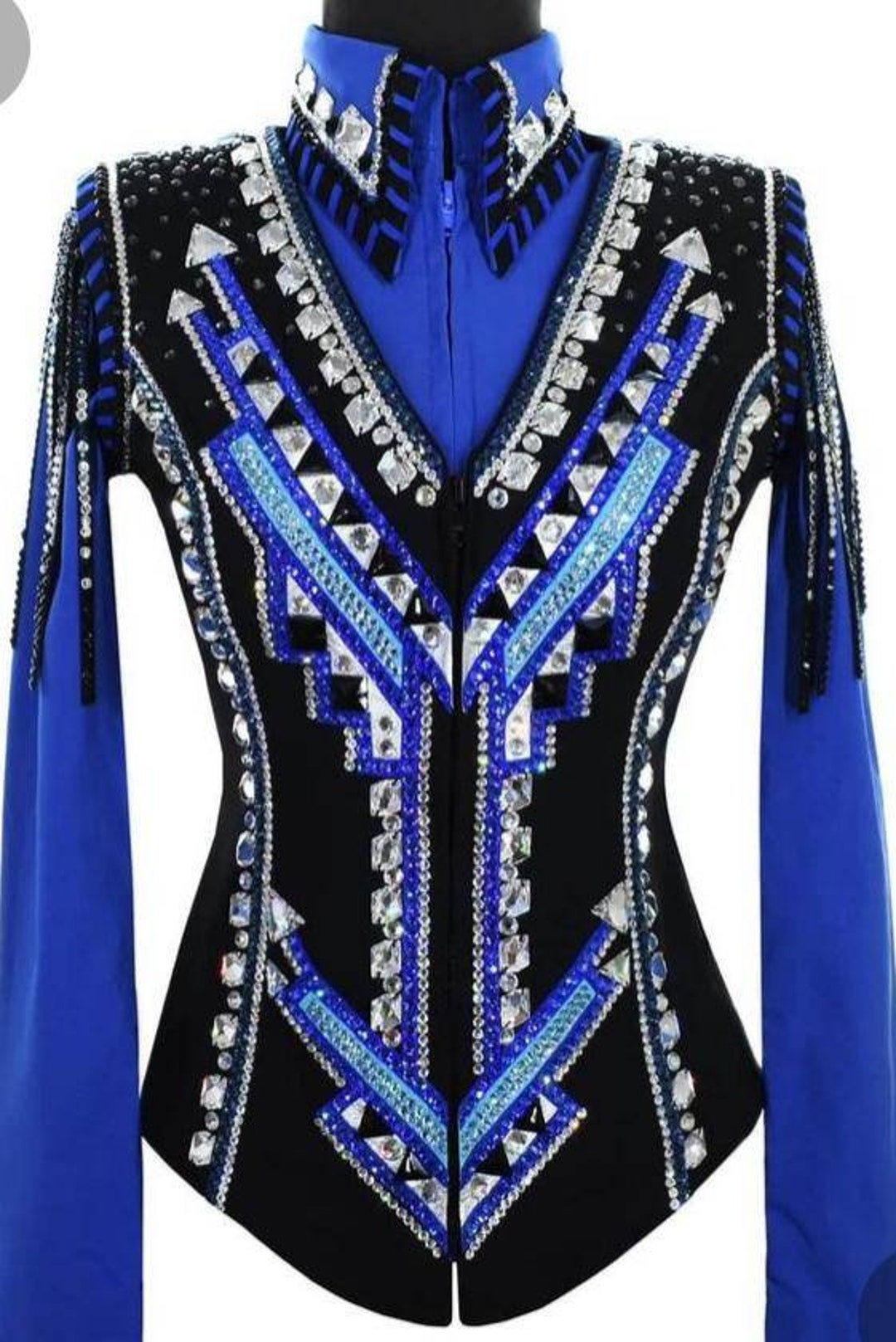 Western Custom Rodeo Queen Showmanship Horsemanship Women Rail Show ...