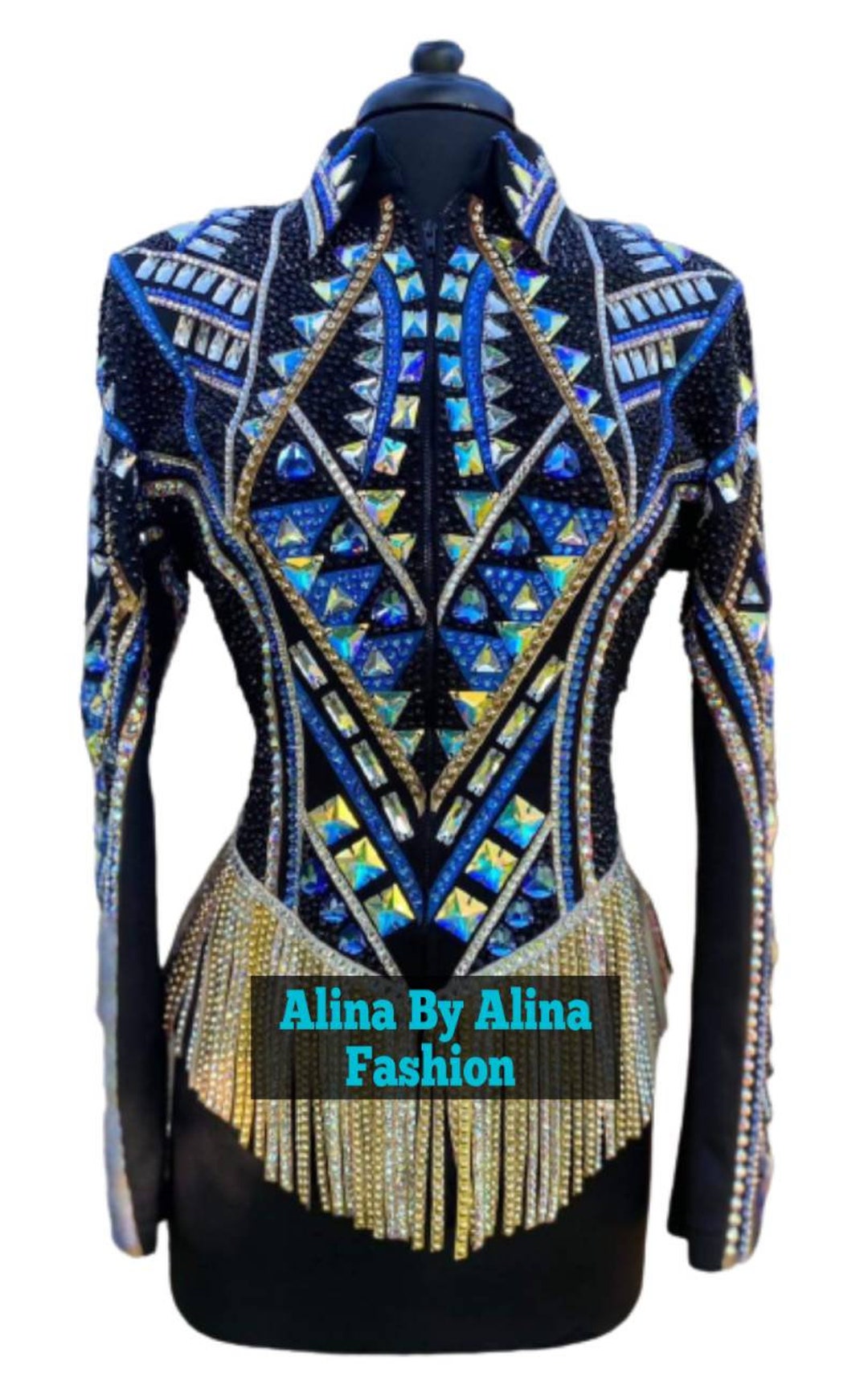 Western Custom Rodeo Queen Showmanship Jacket in Stretchable Material ...