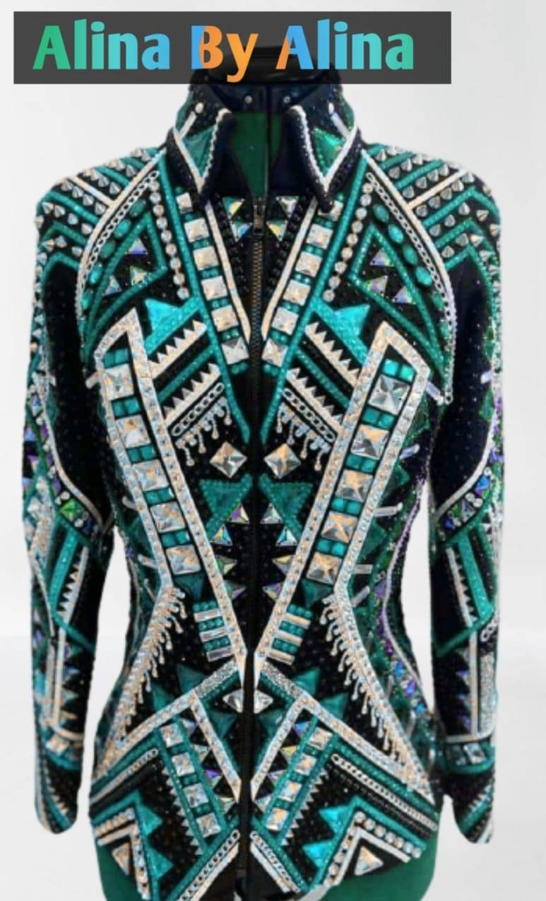 Western Custom Rodeo Queen Showmanship Women Rail Show Jacket - Etsy