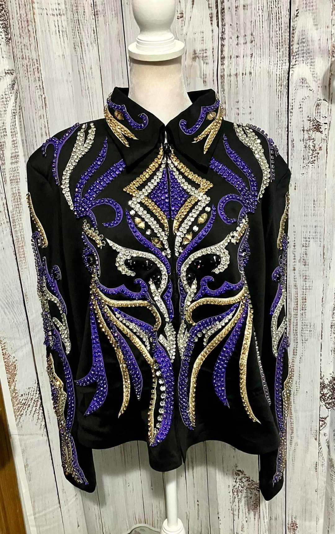 Western Custom Rodeo Queen Showmanship Horsemanship Women Riding Show ...