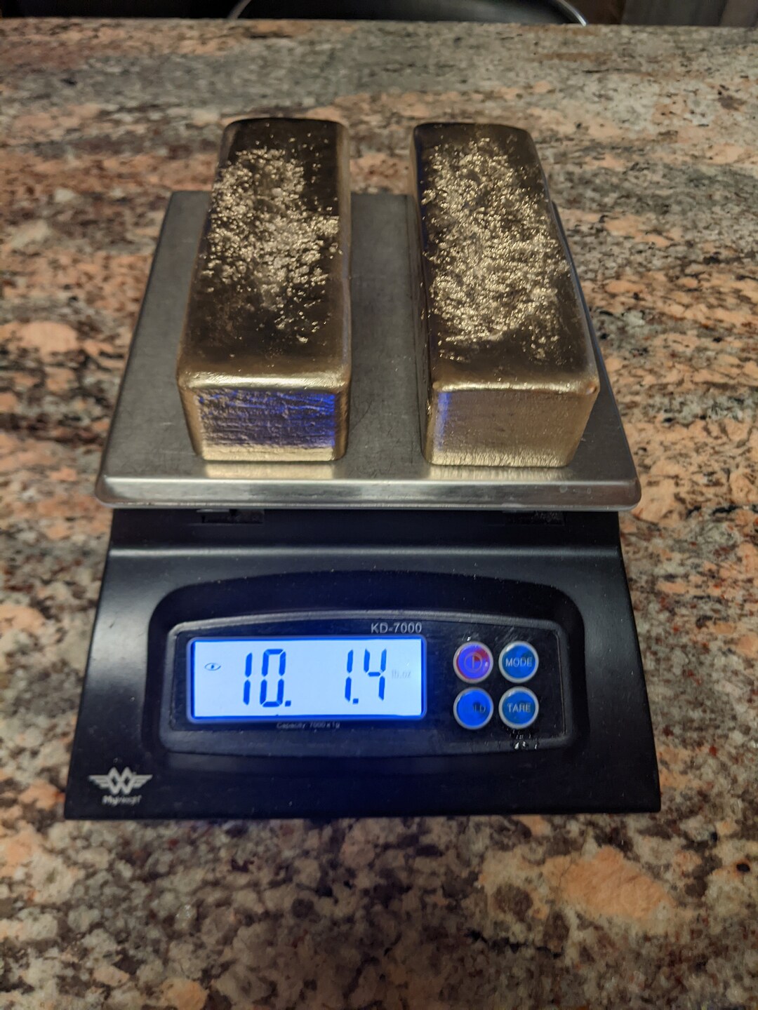 10lbs Hand Poured Pure Brass Ingot Bar - Etsy