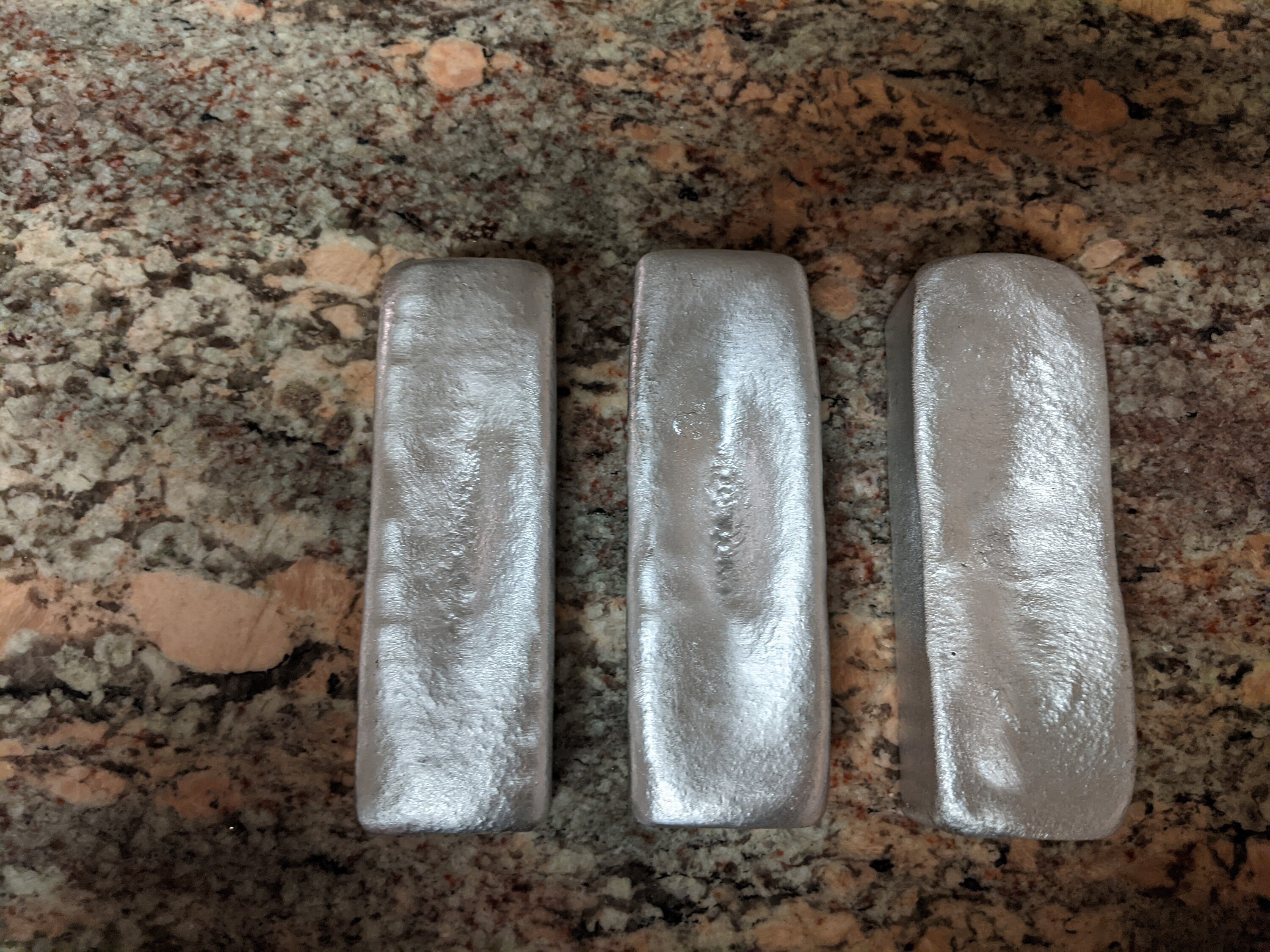 8Lbs Hand Poured Pure Aluminum Ingot Bars | Etsy