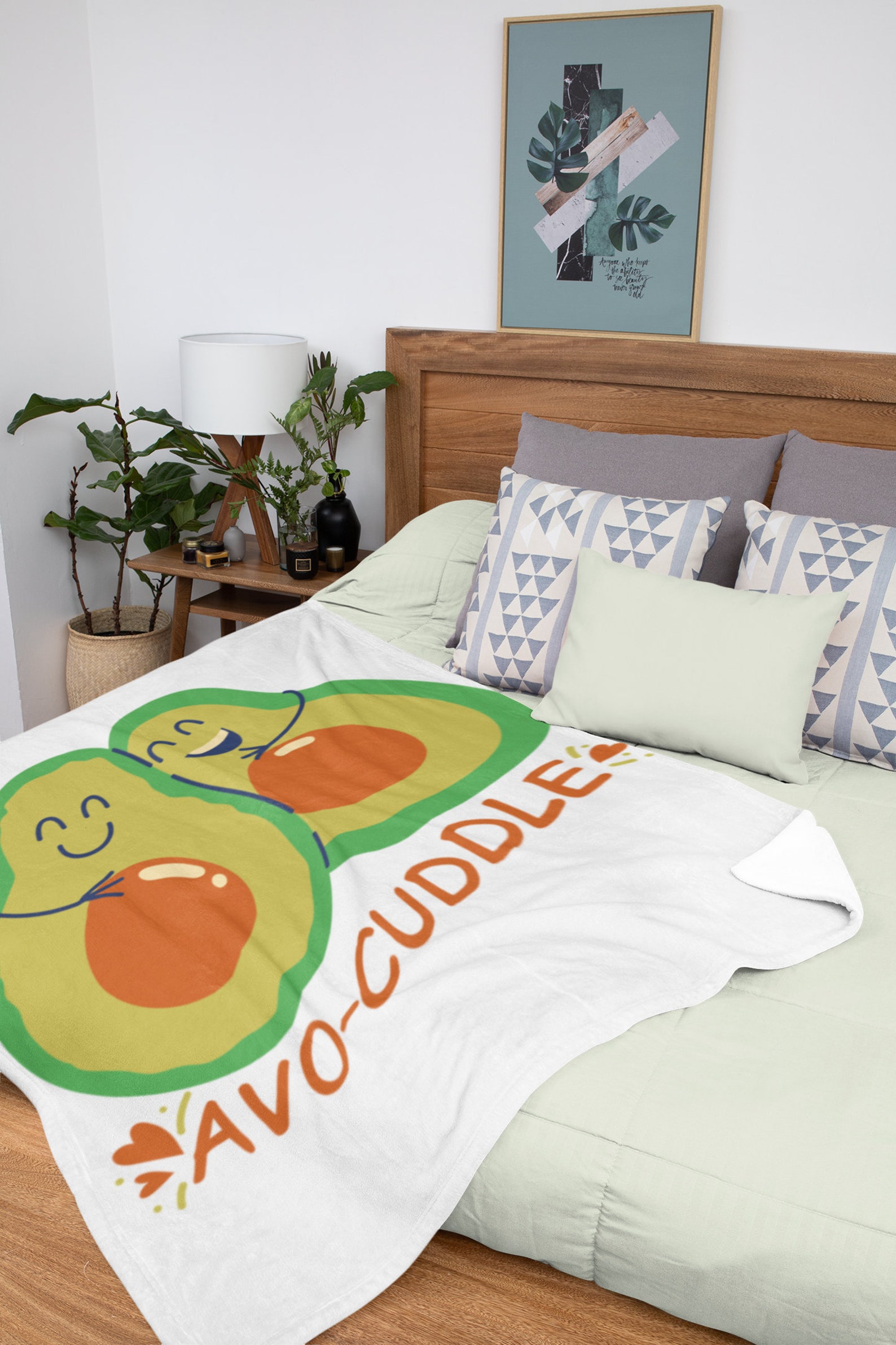 Avo-cuddle Avocado Throw Blanket Soft and Comfy Blanket - Etsy Hong Kong