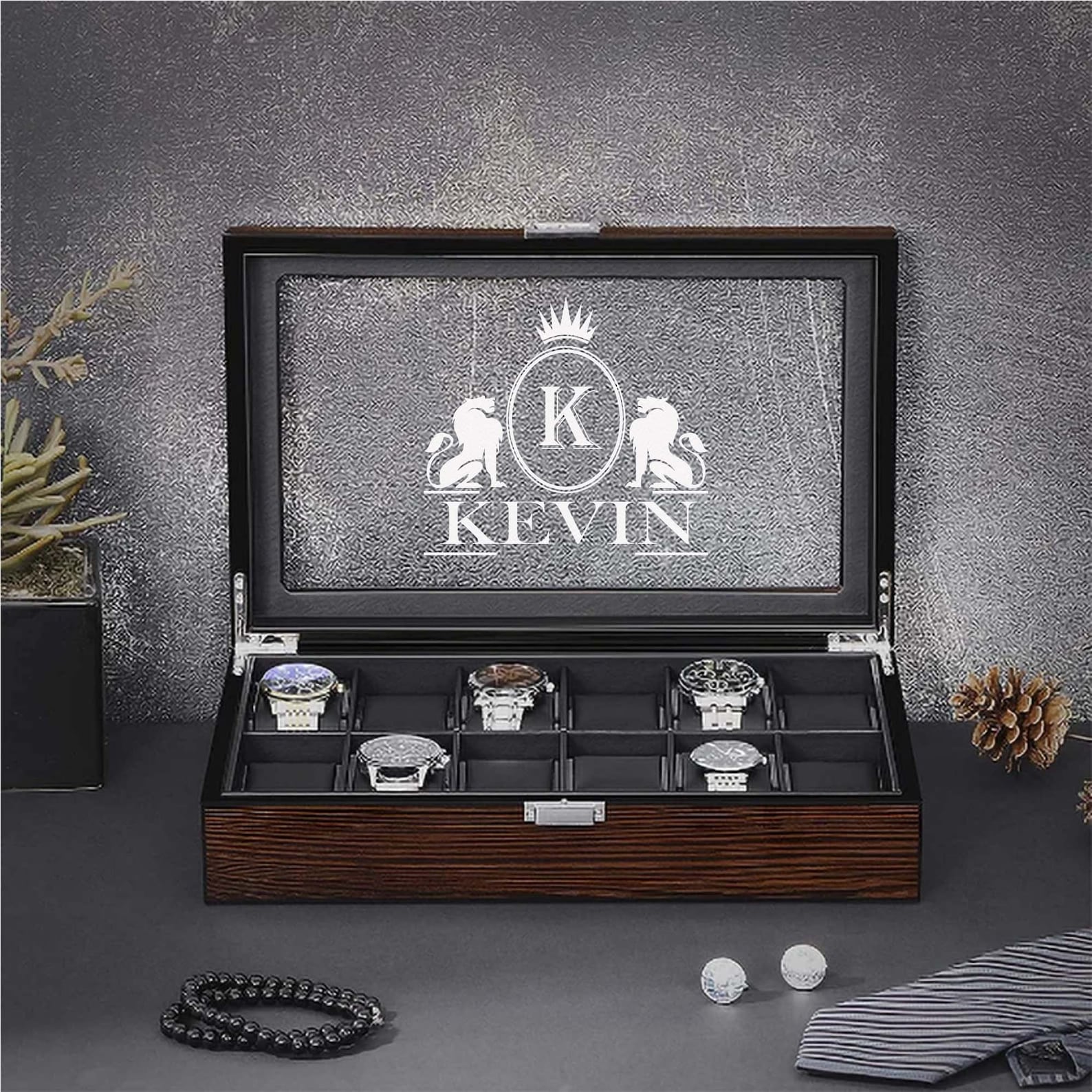 Watch Box for Men Watch Case for Men Watch Case - Etsy