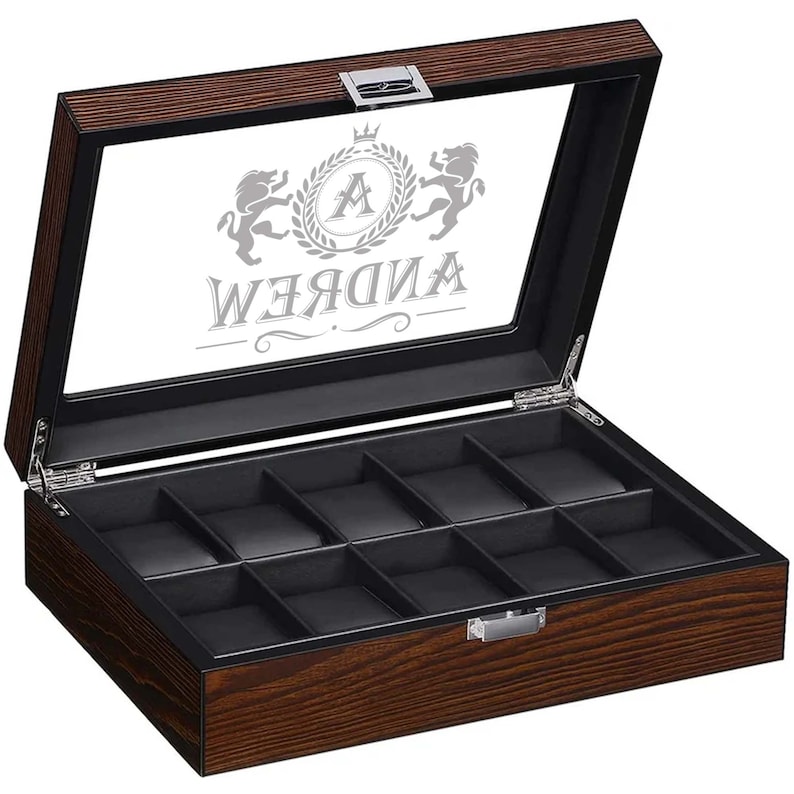 Watch Box for Men Watch Case for Men Watch Case - Etsy