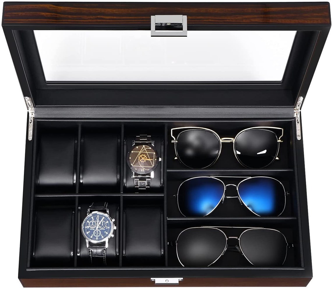 Watch Box,watch Box for Men 6,wood Watch Box Drawer,5th Anniversary ...