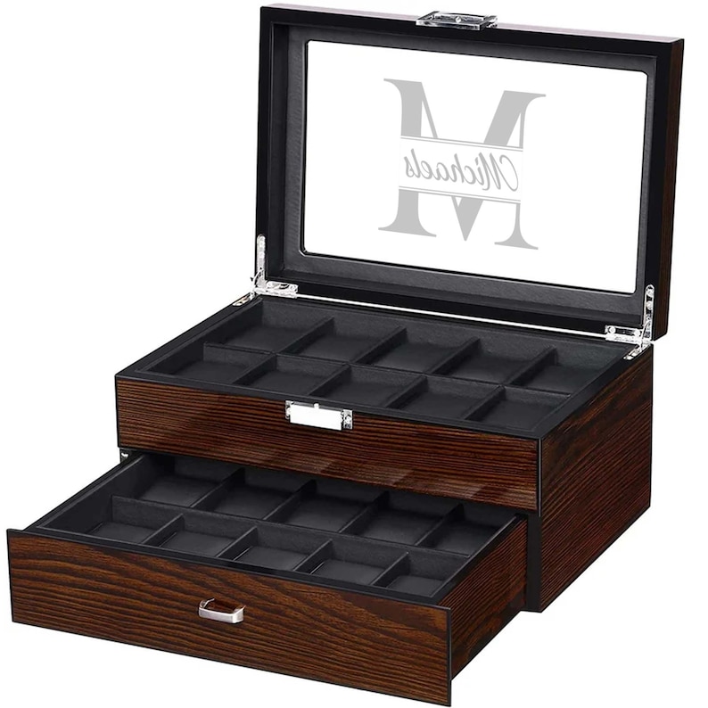 Watch Box for Men Watch Case for Men Watch Case - Etsy