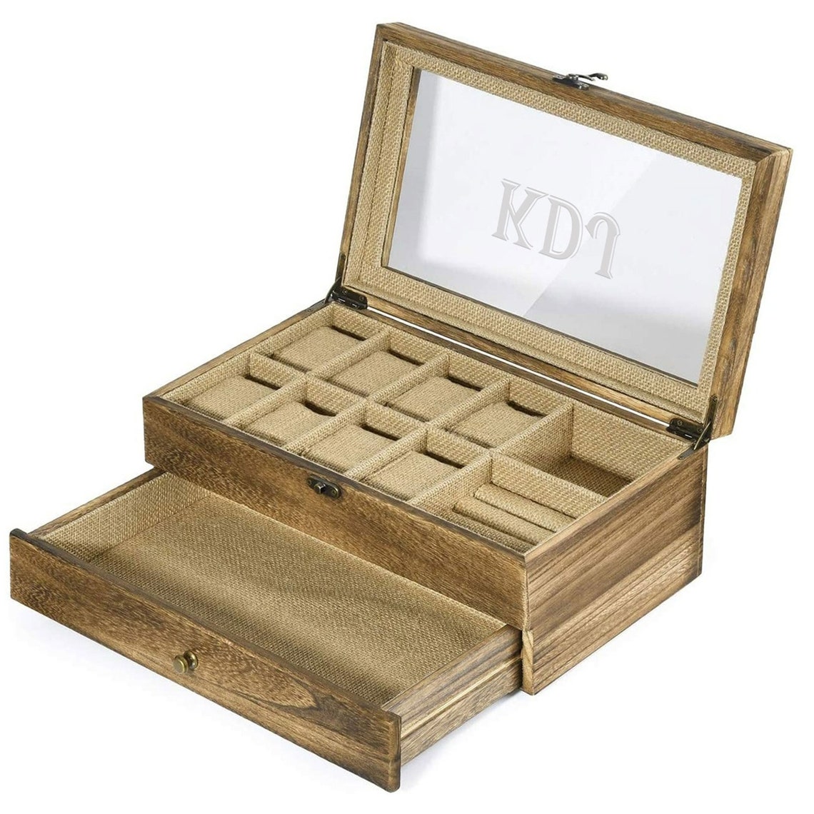 Watch Box Watch Case Engraved Watch Display Jewelry - Etsy