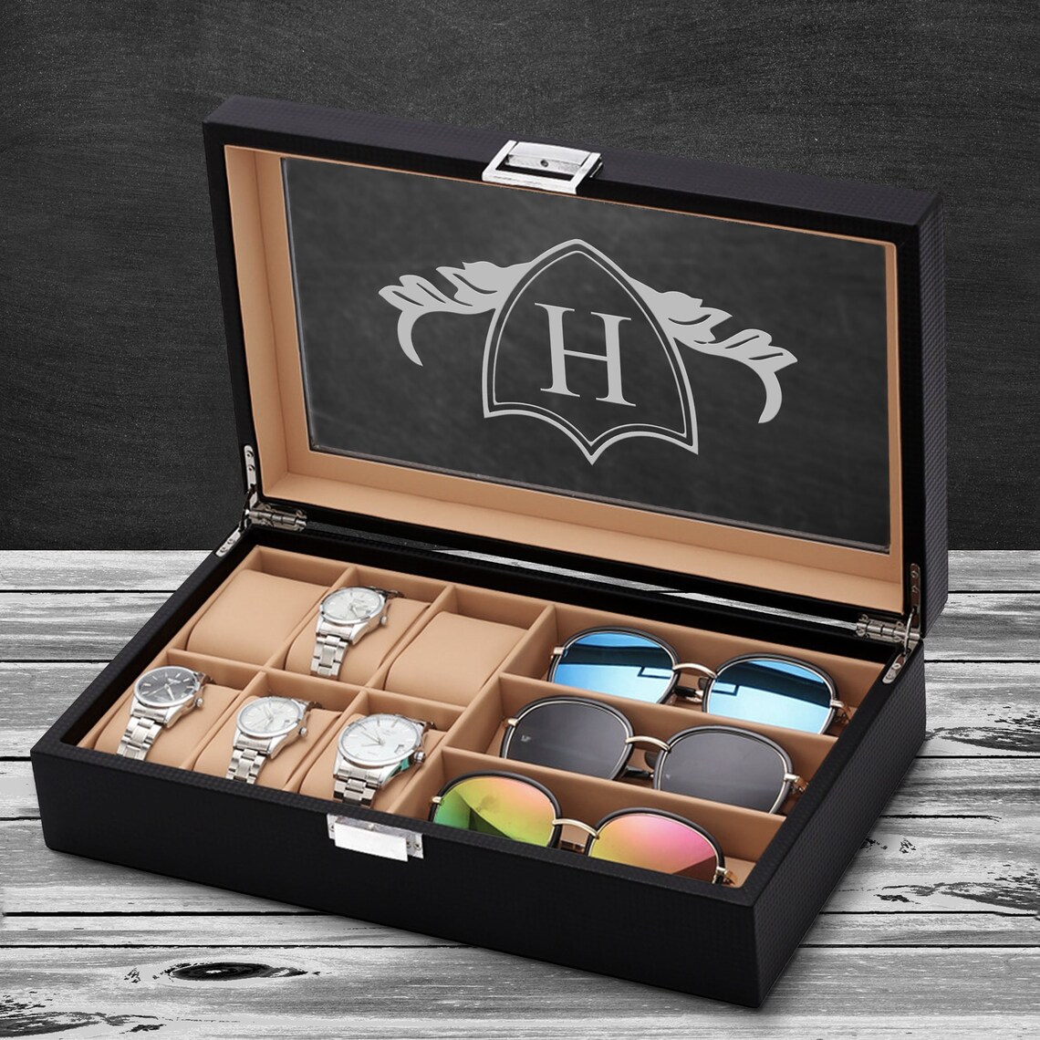 Watch Box,watch Box for Men 6,wood Watch Box Drawer,5th Anniversary ...