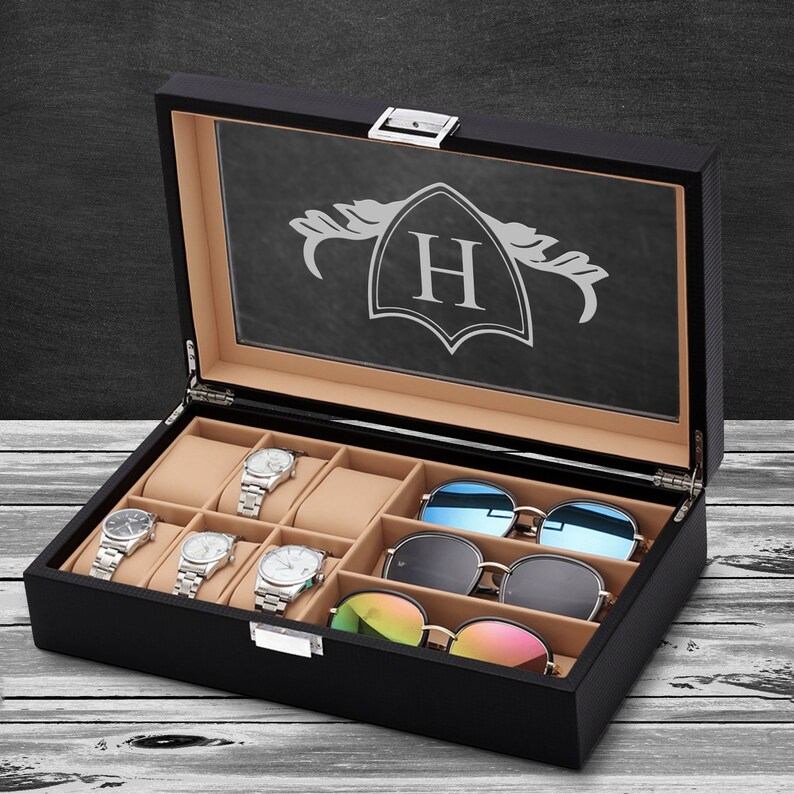 Watch Boxwatch Box for Men 6wood Watch Box Drawer5th - Etsy