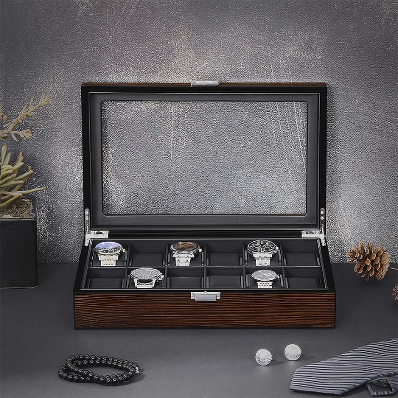 Watch Box for Menpersonalized Watch Storage Box With - Etsy