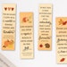 Printable Fall Bookmarks | Fall Quote Bookmark Set | Autumn Bookmarks ...