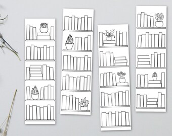 Coloring Printable Reading Tracker Bookmarks | Book Tracker Bookmarks ...
