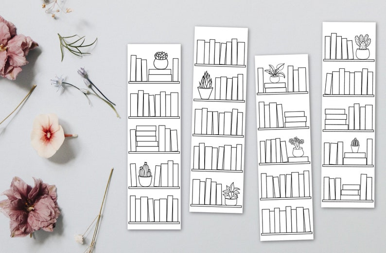 Printable Reading Tracker Bookmarks | Bookshelf Tracker Bookmarks, Book ...