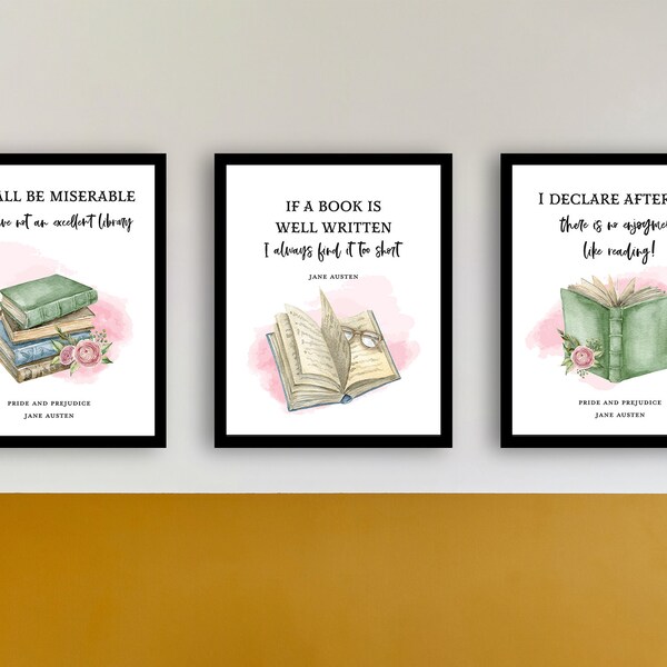 Jane Austen Poster - Etsy