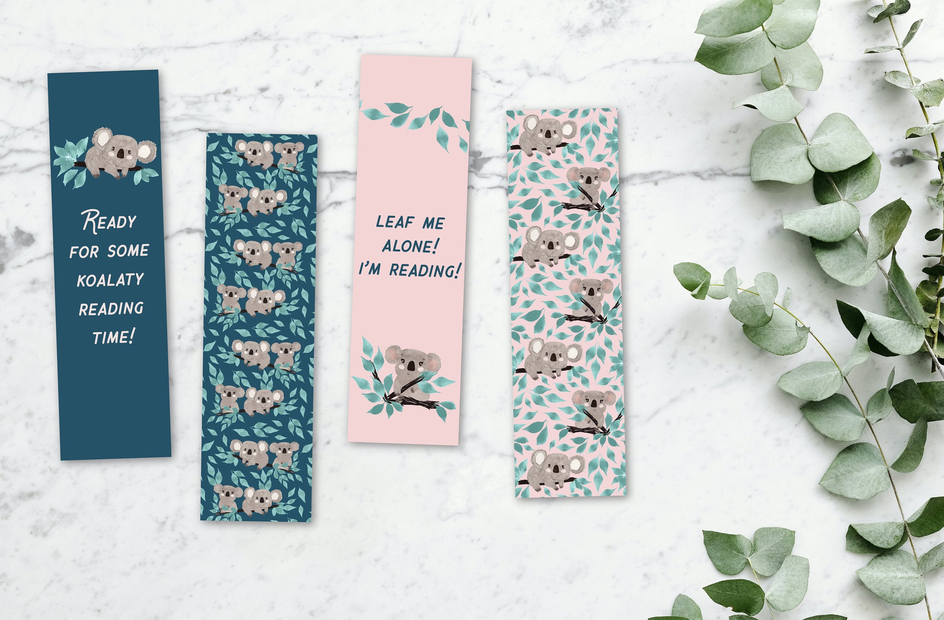 Printable Koala Bookmarks | Koala Reading Bookmarks | Printable ...